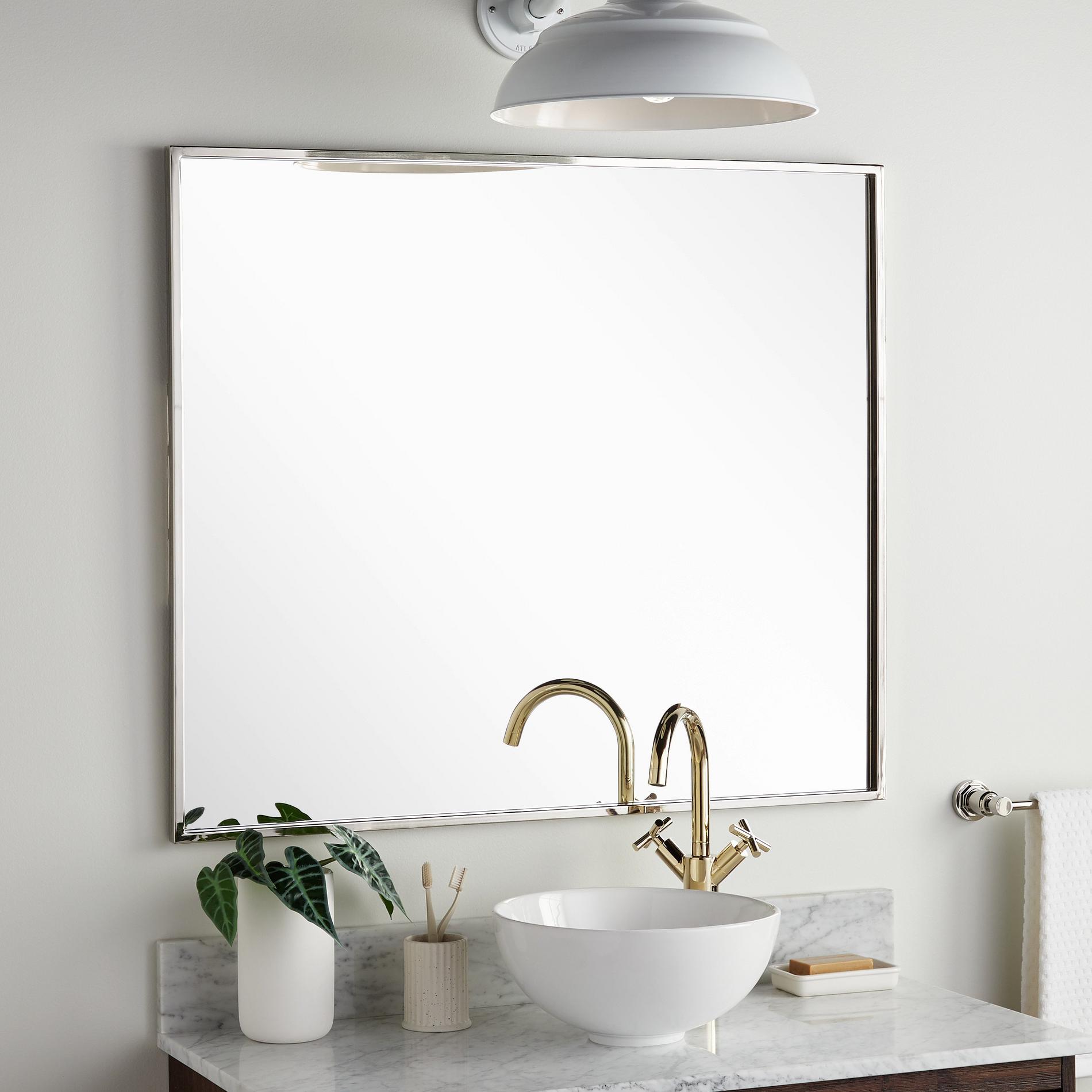 Carpini Square Decorative Vanity Mirror | Signature Hardware