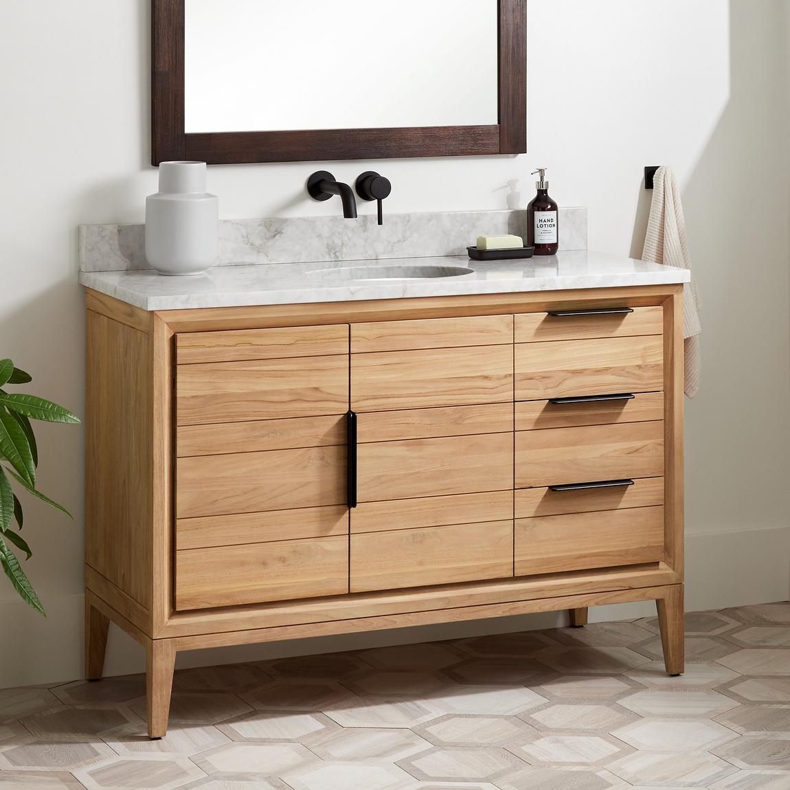 Teak Bathroom Vanities | Signature Hardware | Signature Hardware