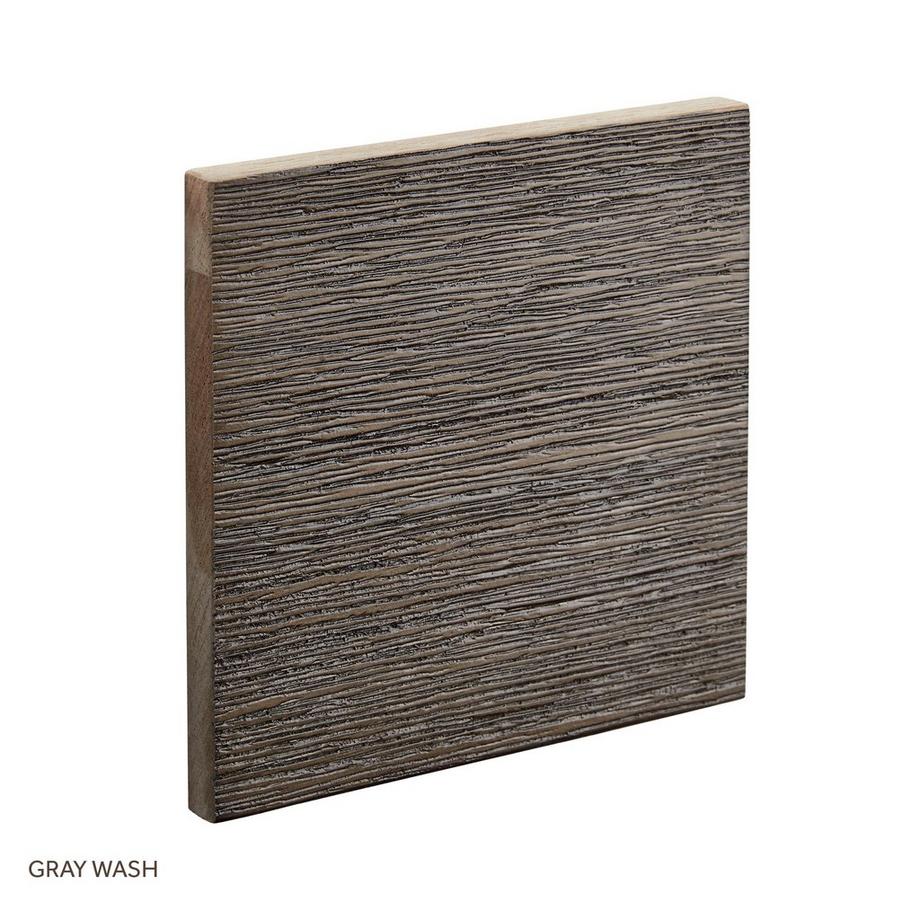 Wood Finish Sample In Gray | Signature Hardware