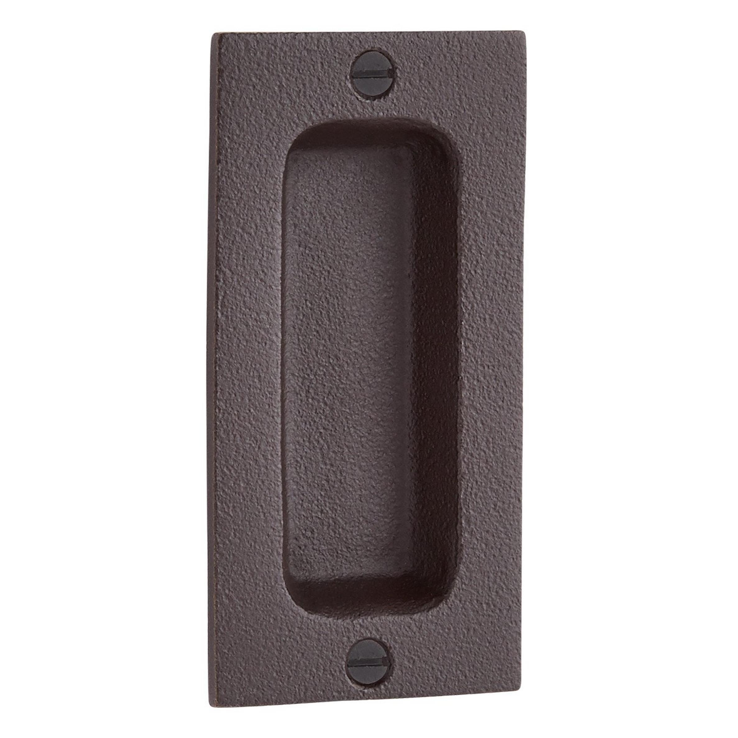 Bronze Rectangular Pocket Door Pull | Signature Hardware