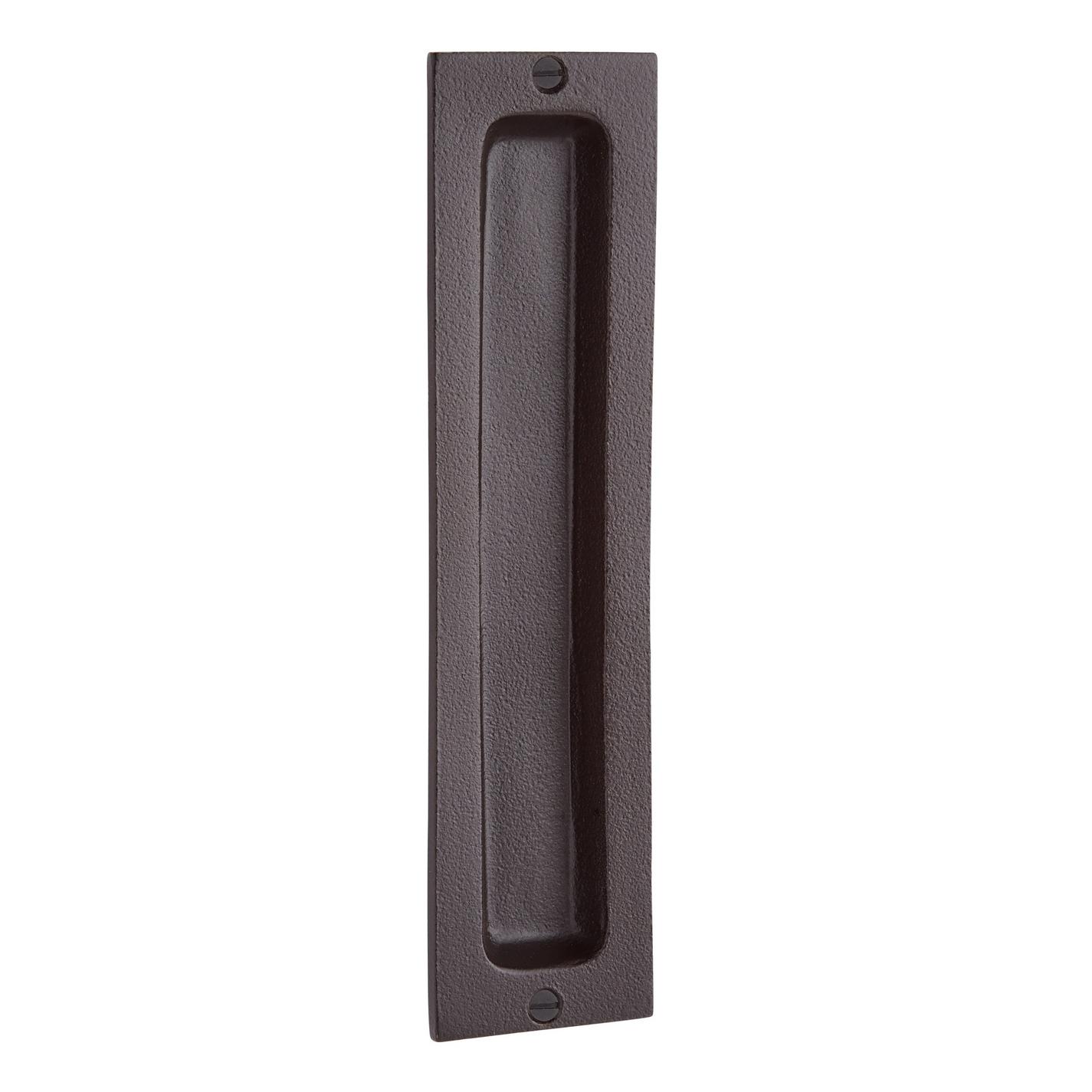 Bronze Rectangular Pocket Door Pull | Signature Hardware
