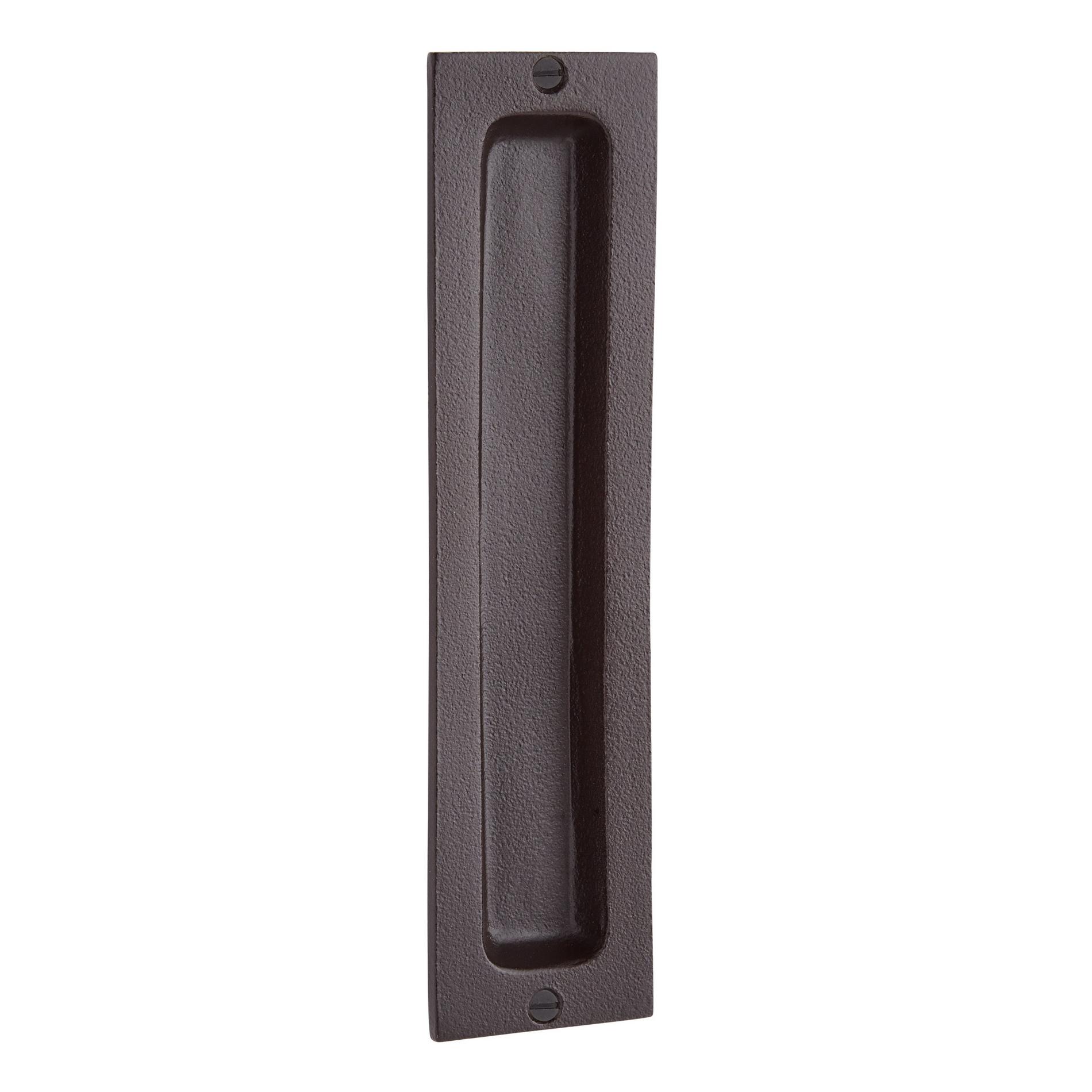 Bronze Rectangular Pocket Door Pull | Signature Hardware