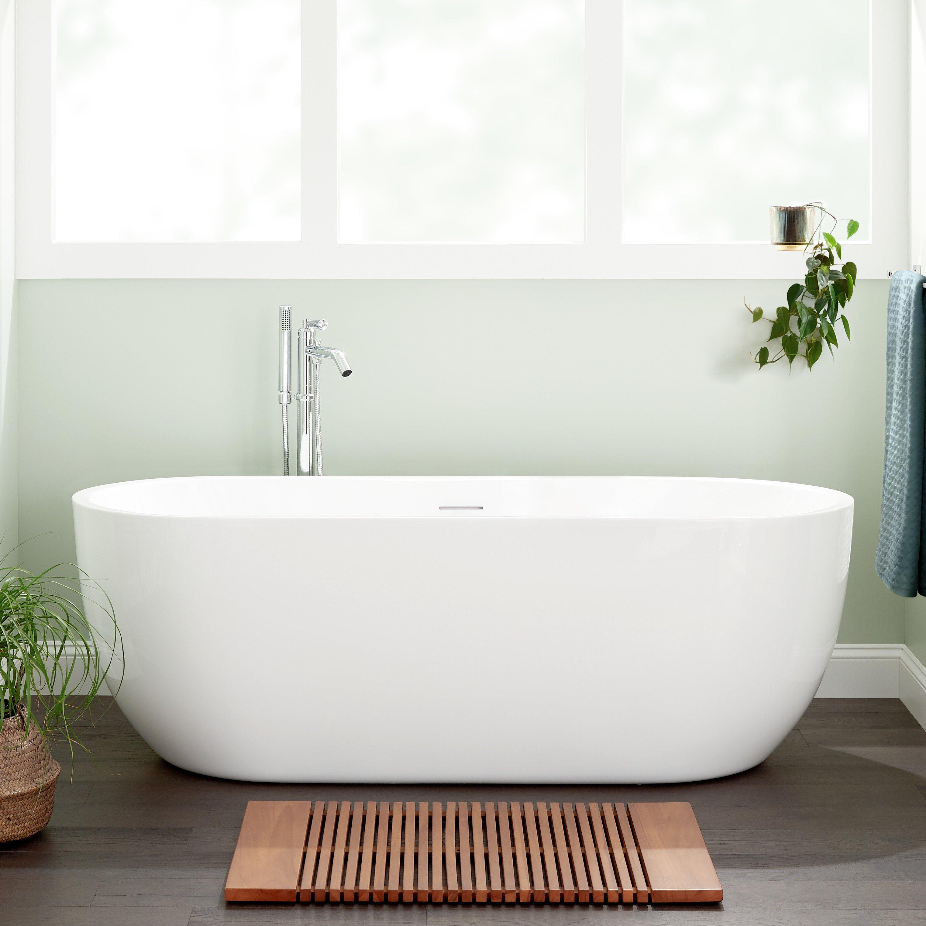 65" Boyce Acrylic Tub with Slotted Overflow and Foam | Signature Hardware