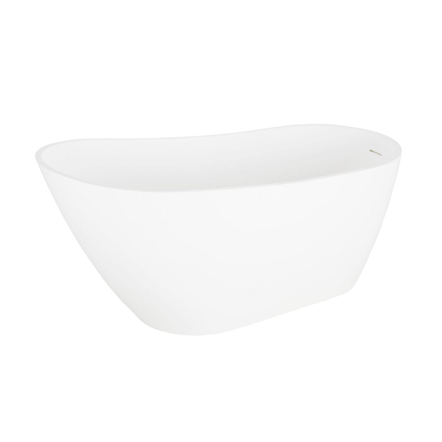66" Sheba Acrylic Slipper Air Tub with Foam | Signature Hardware