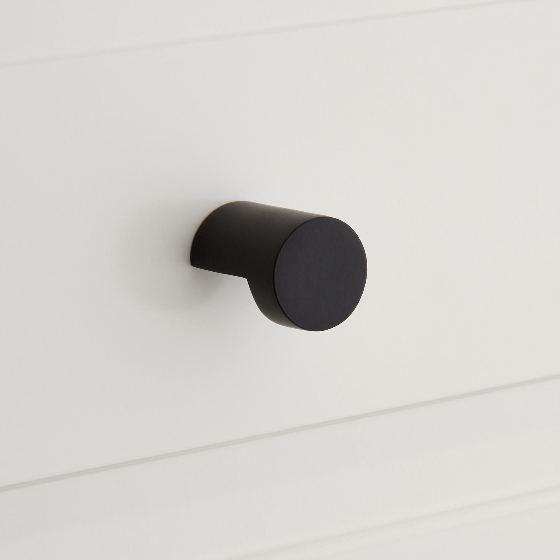 Faustine Solid Brass Cylinder Cabinet Knob | Signature Hardware