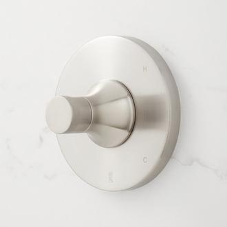 Lentz Pressure Balance Shower Valve Trim - Knob Handle | Signature Hardware