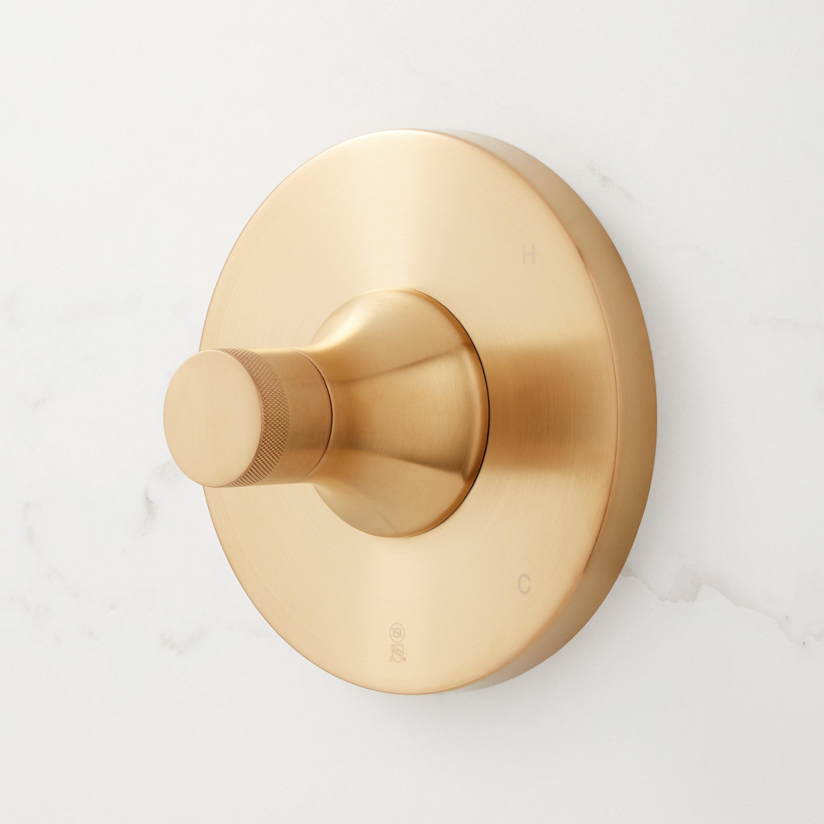 Lentz Pressure Balance Shower Valve Trim - Knob Handle | Signature Hardware