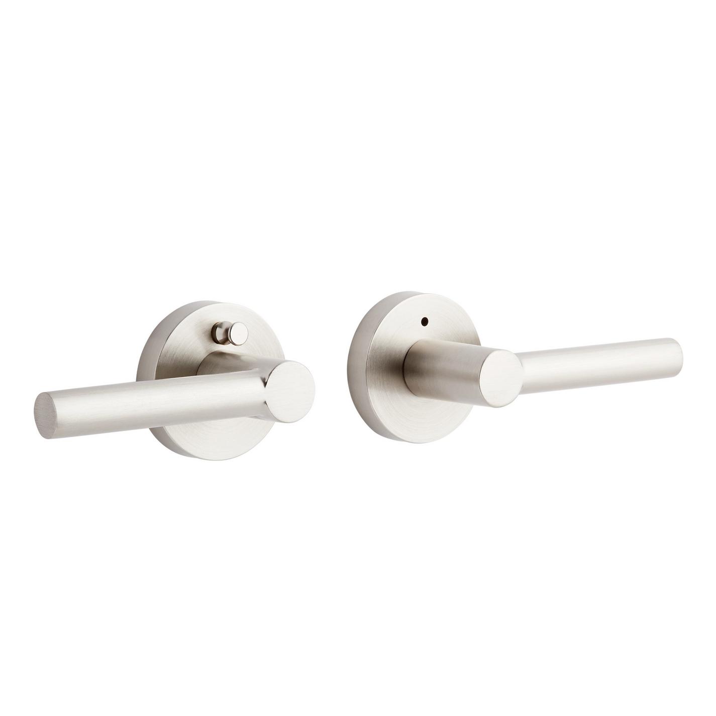Ewing Privacy Set - Round Rosette - Round Rod Lever Handle | Signature ...