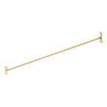 60" Straight Solid Brass Shower Rod - Brushed Gold | Signature Hardware