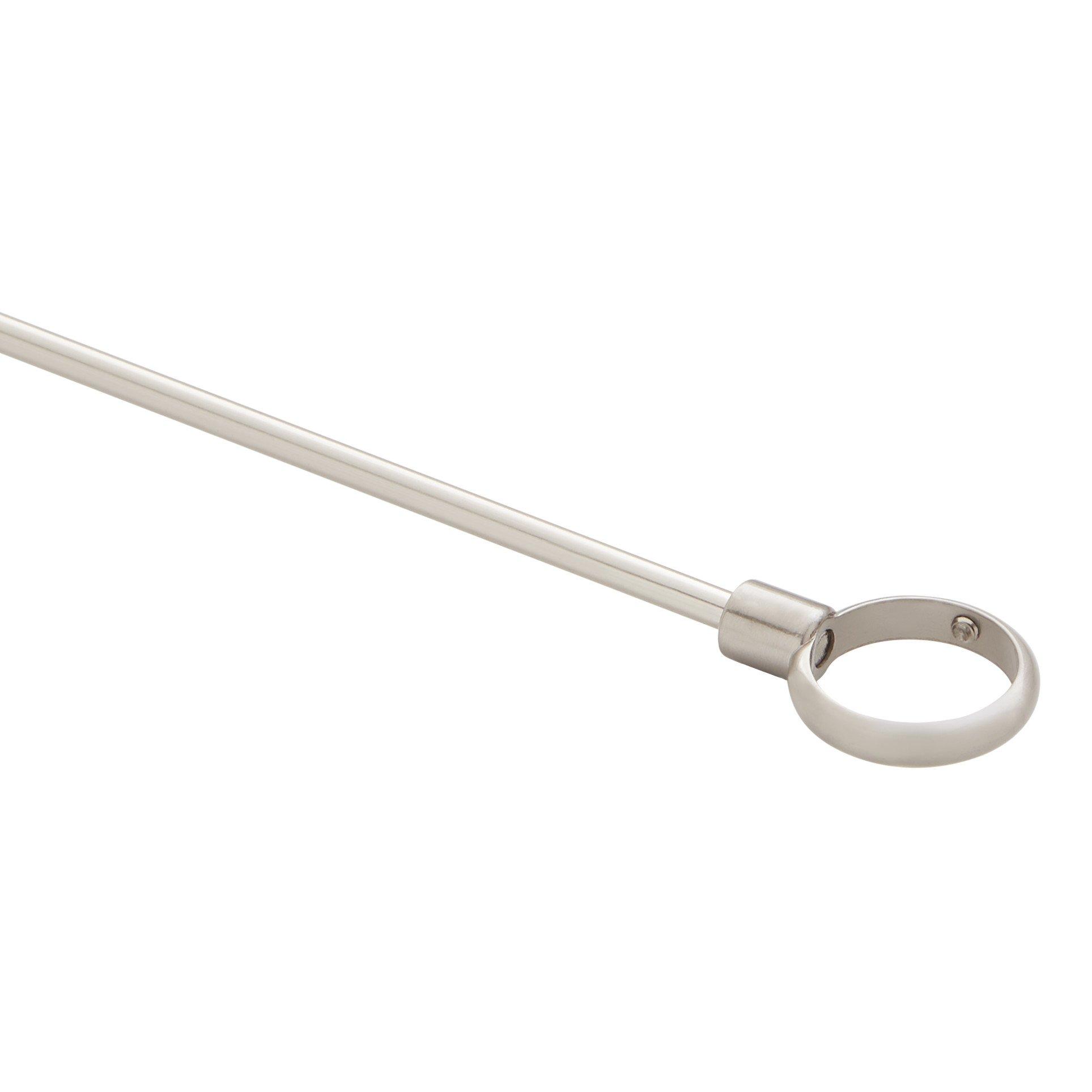 Neo Angle Brass Shower Rod with Ceiling Support Signature Hardware