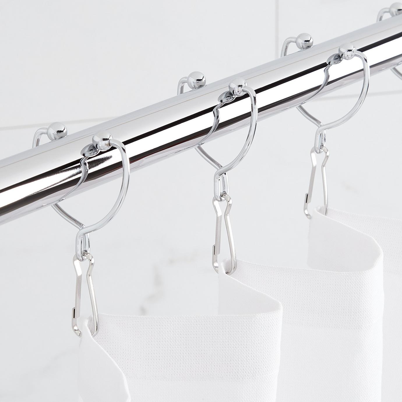 Shower Curtain Rods, Hooks, & Rings