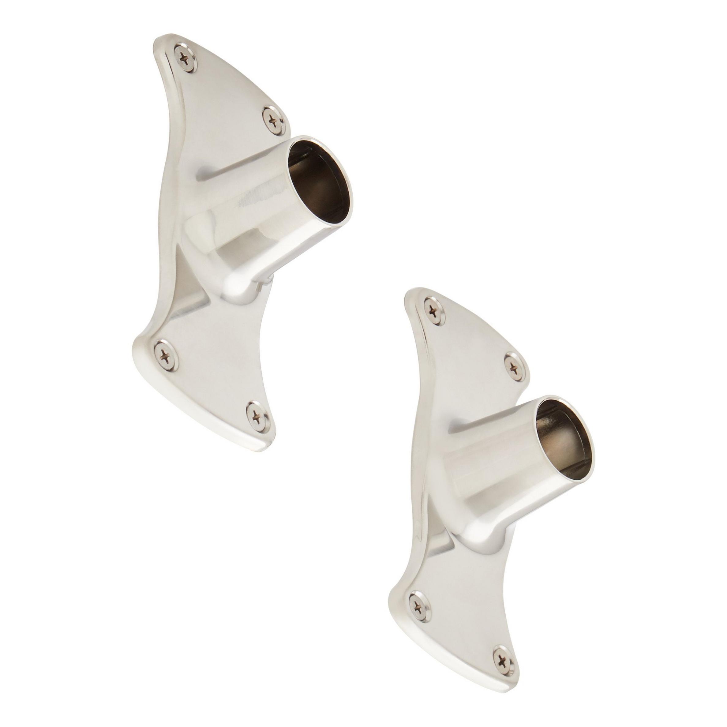 Jumbo Shower Rod Flanges | Signature Hardware