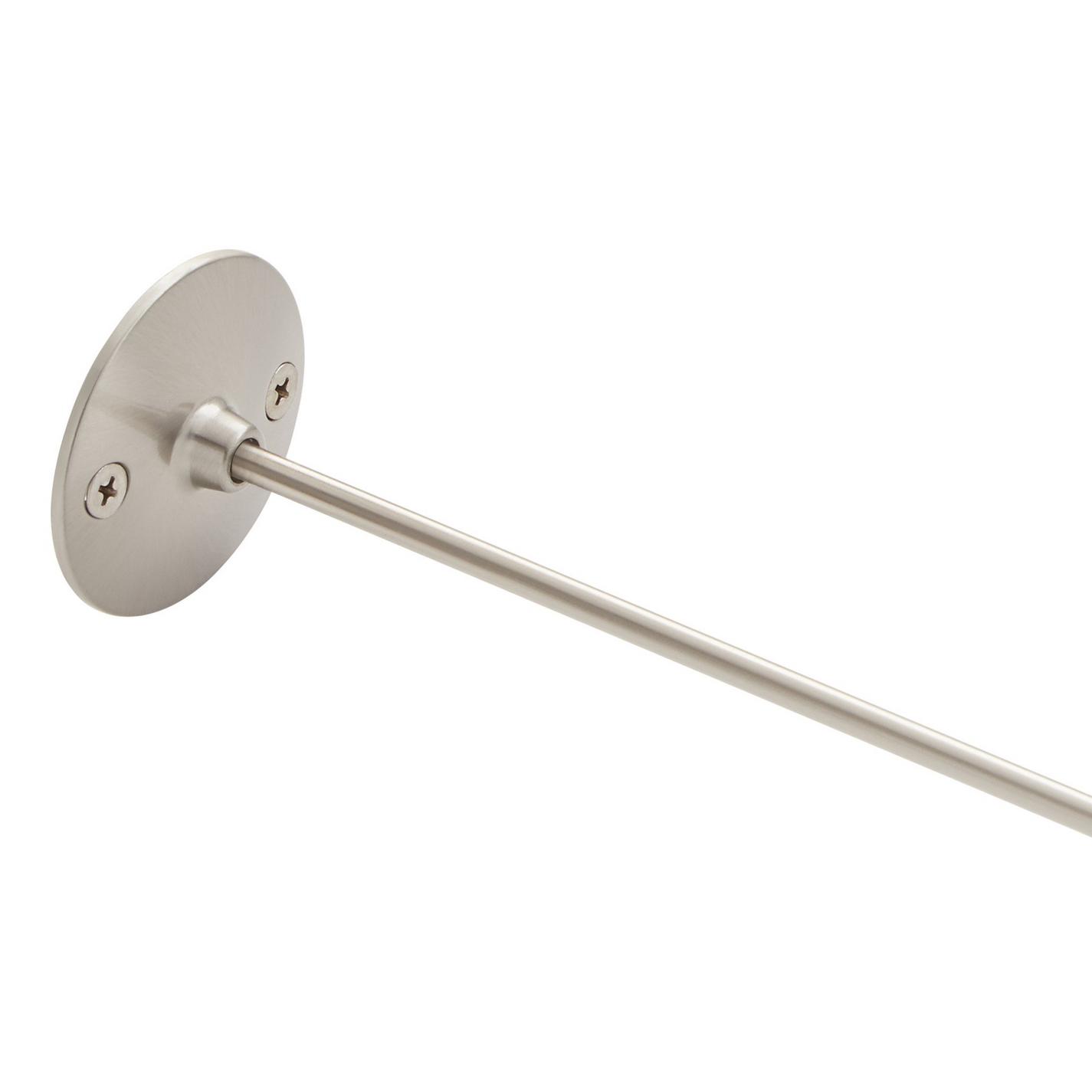 Standard Solid Steel Shower Rod Ceiling Support | Signature Hardware
