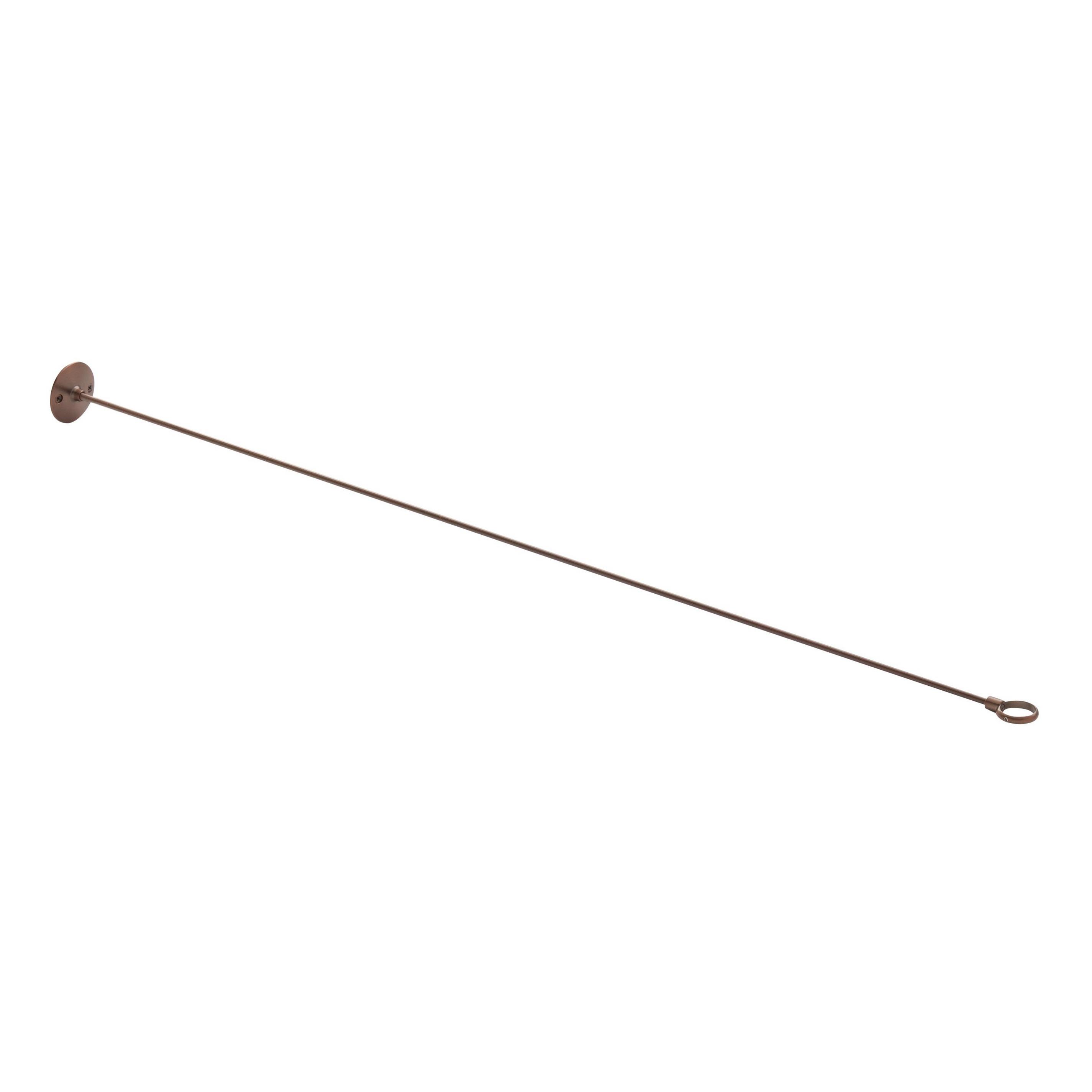 Standard Solid Steel Shower Rod Ceiling Support | Signature Hardware