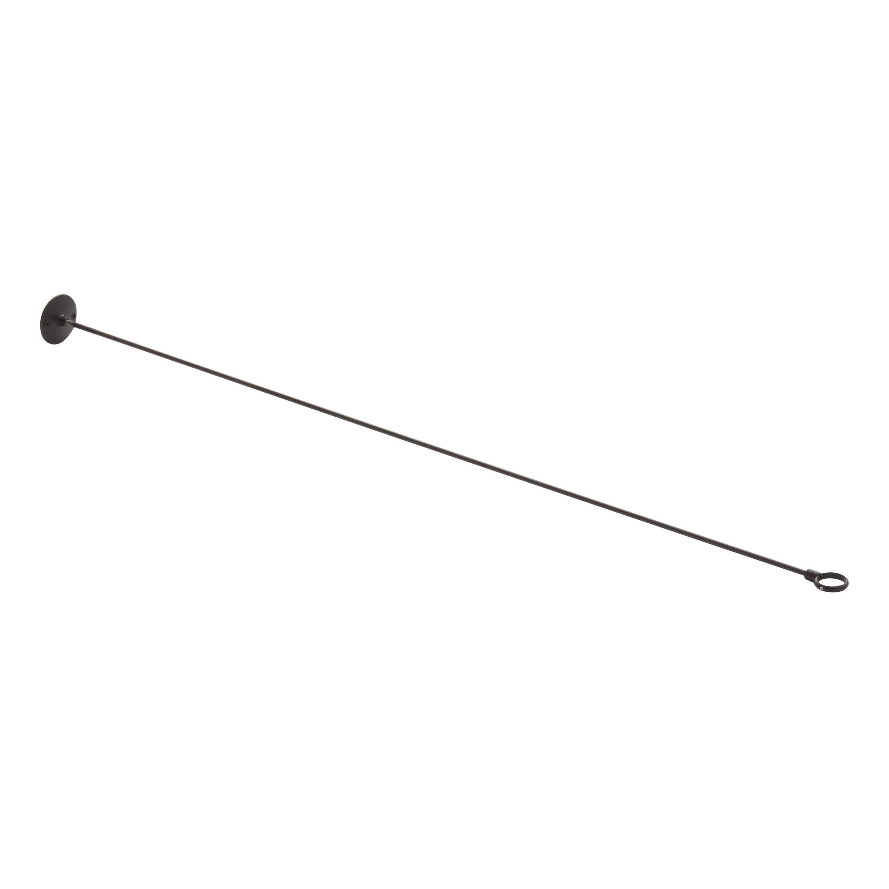 Standard Solid Steel Shower Rod Ceiling Support | Signature Hardware