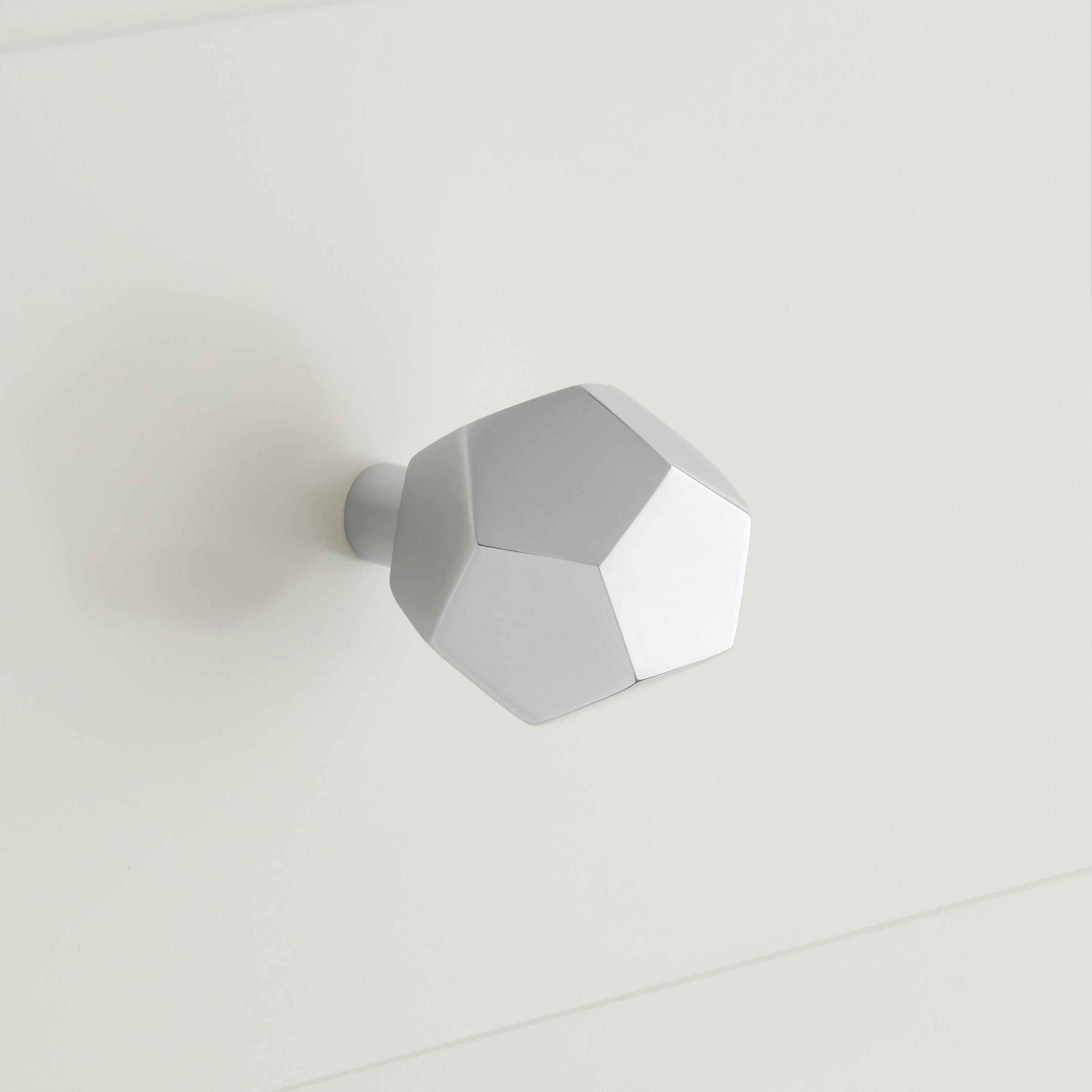 Quintus Pentagon Brass Knob | Signature Hardware
