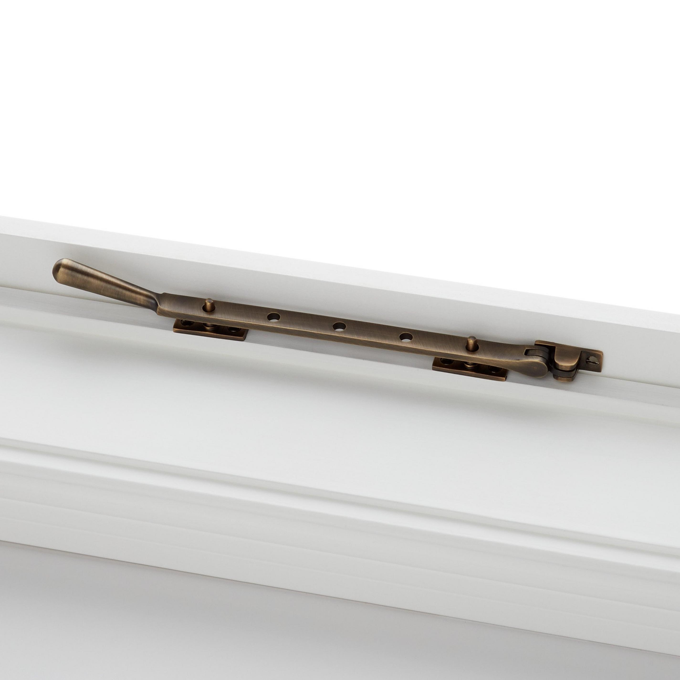 10" Casement Window Stay - Brass - Antique Brass | Signature Hardware