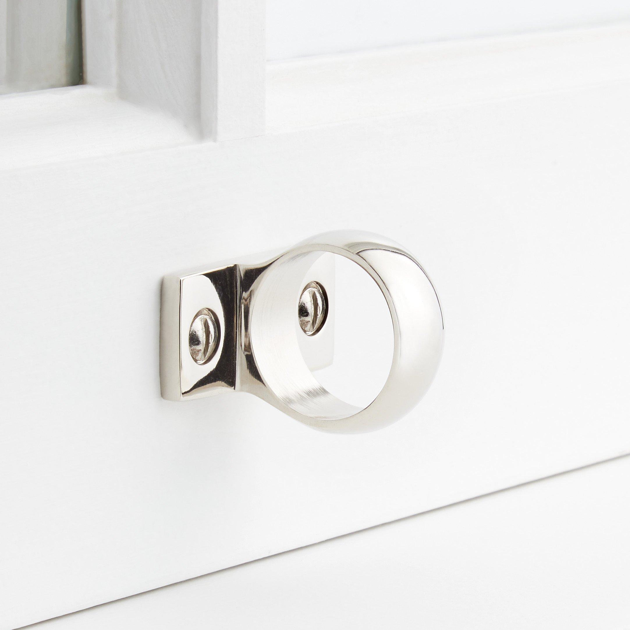 Window Sash Loop - Brass - Polished Nickel | Signature Hardware