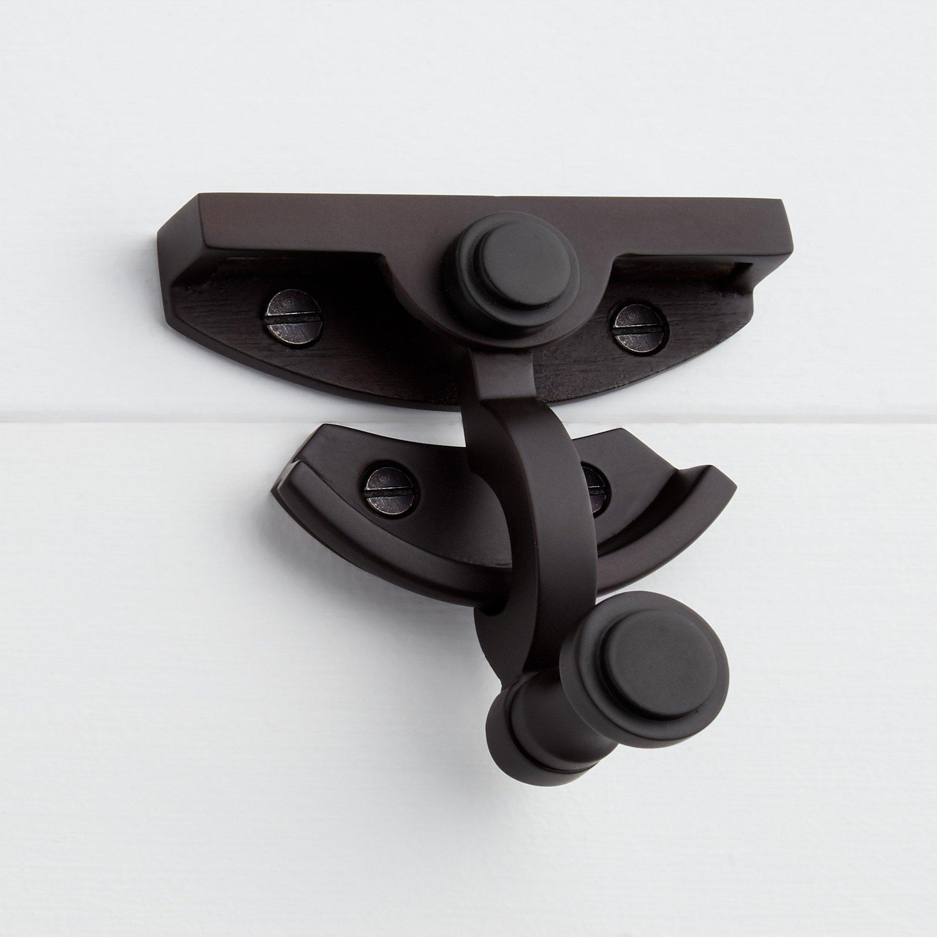 Solid Brass Sash Lock - Matte Black | Signature Hardware