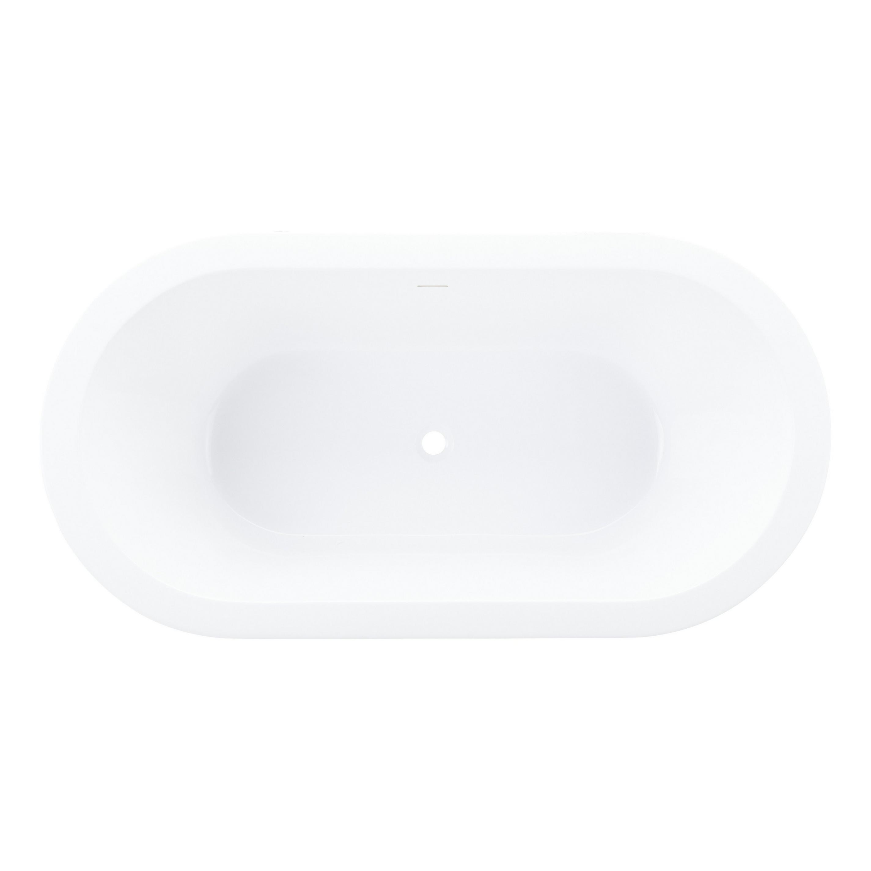 65" Leith Acrylic Freestanding Tub | Signature Hardware