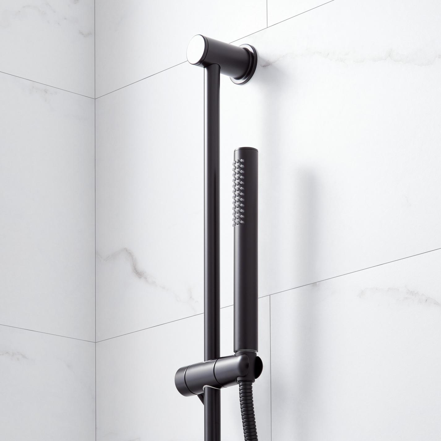 Lentz Pressure Balance Shower System With Slide Bar and Hand Shower ...
