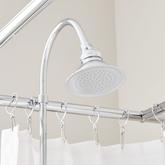 Gooseneck Shower Conversion Kit with Hand Shower - 60" x 27" D Style ...