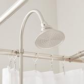 Gooseneck Shower Conversion Kit with Hand Shower - 60" x 27" D Style ...