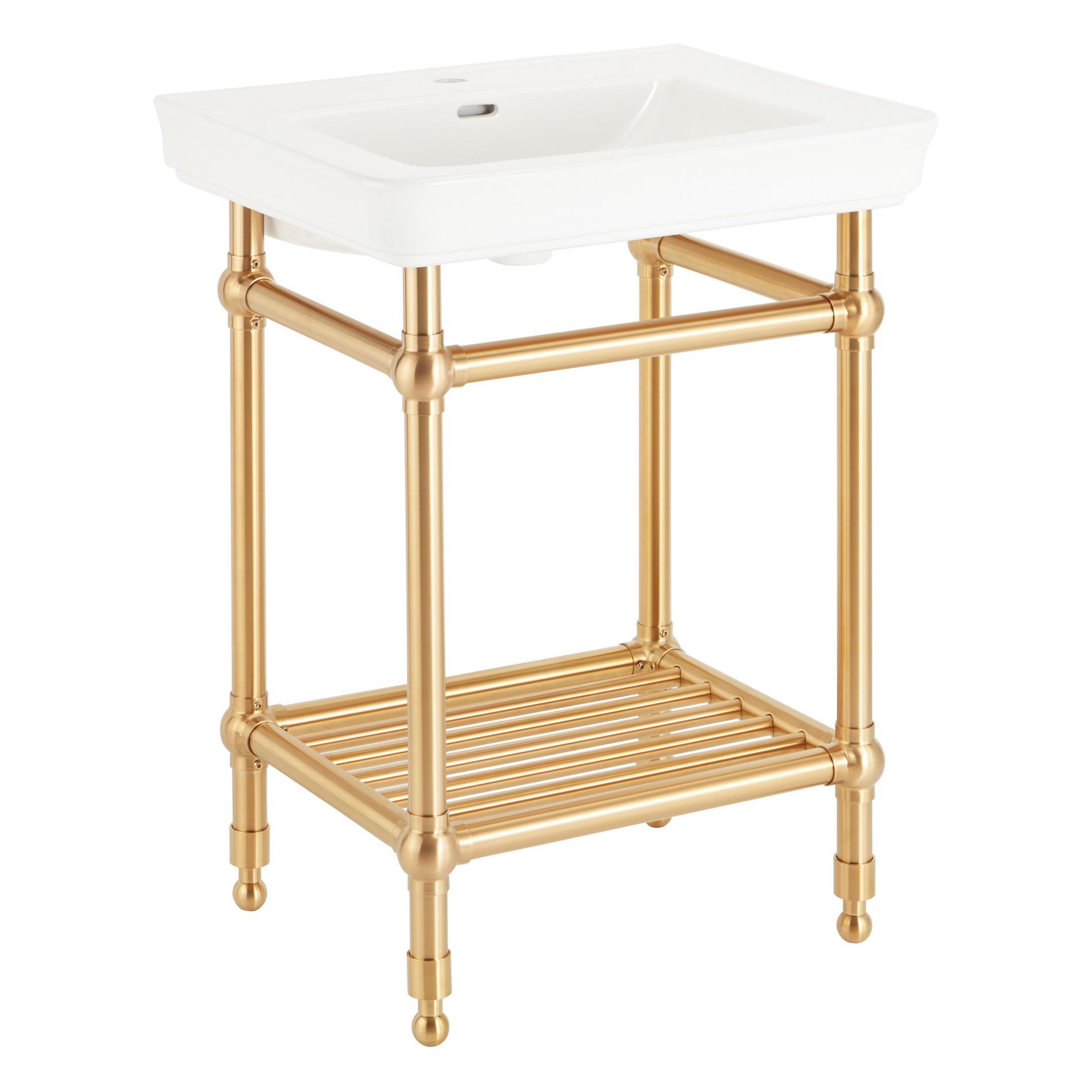 26" Eastcott Console Sink with Traditional Top | Signature Hardware