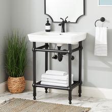 26" Eastcott Console Sink with Traditional Top | Signature Hardware