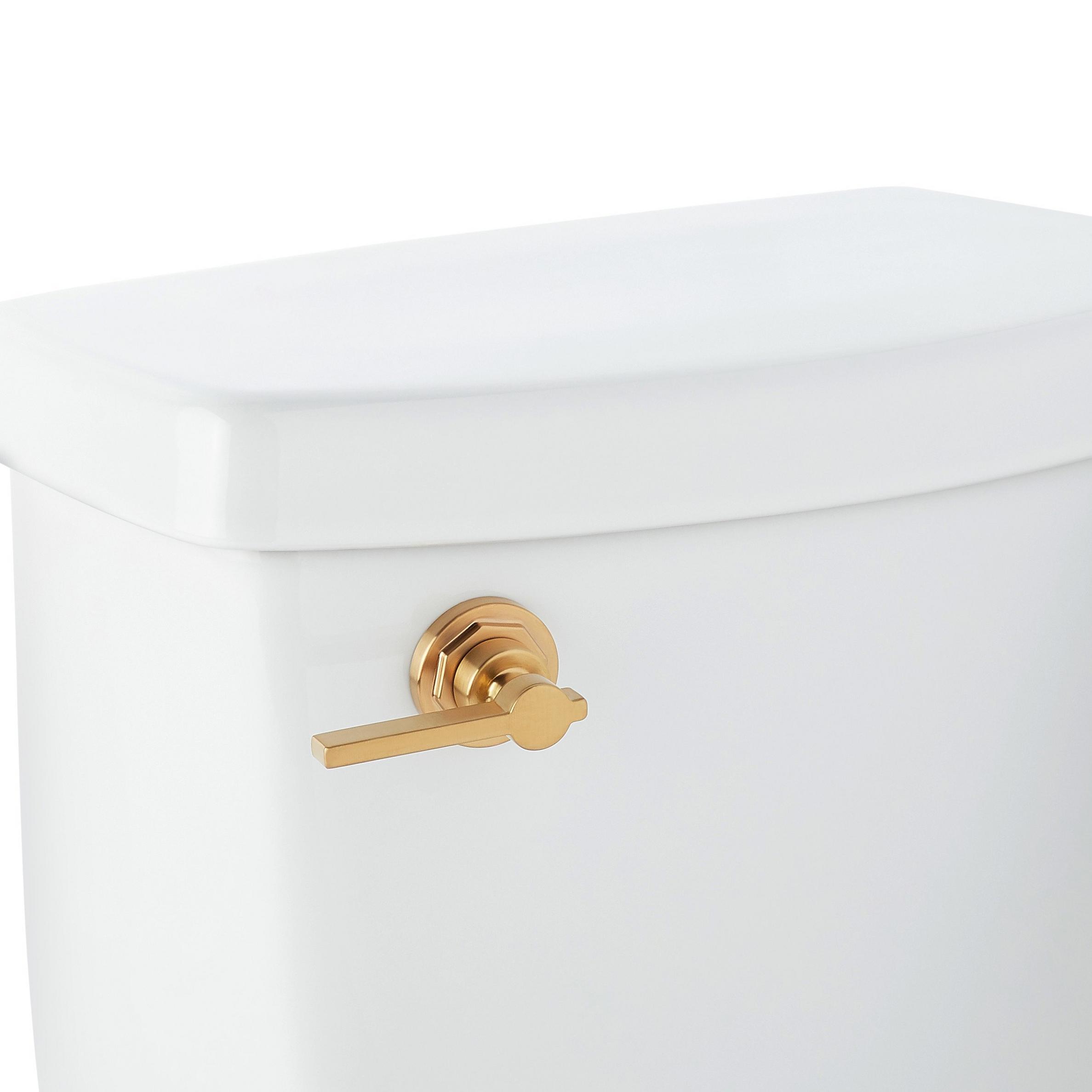 Greyfield Toilet Flush Handle - Aged Brass | Signature Hardware