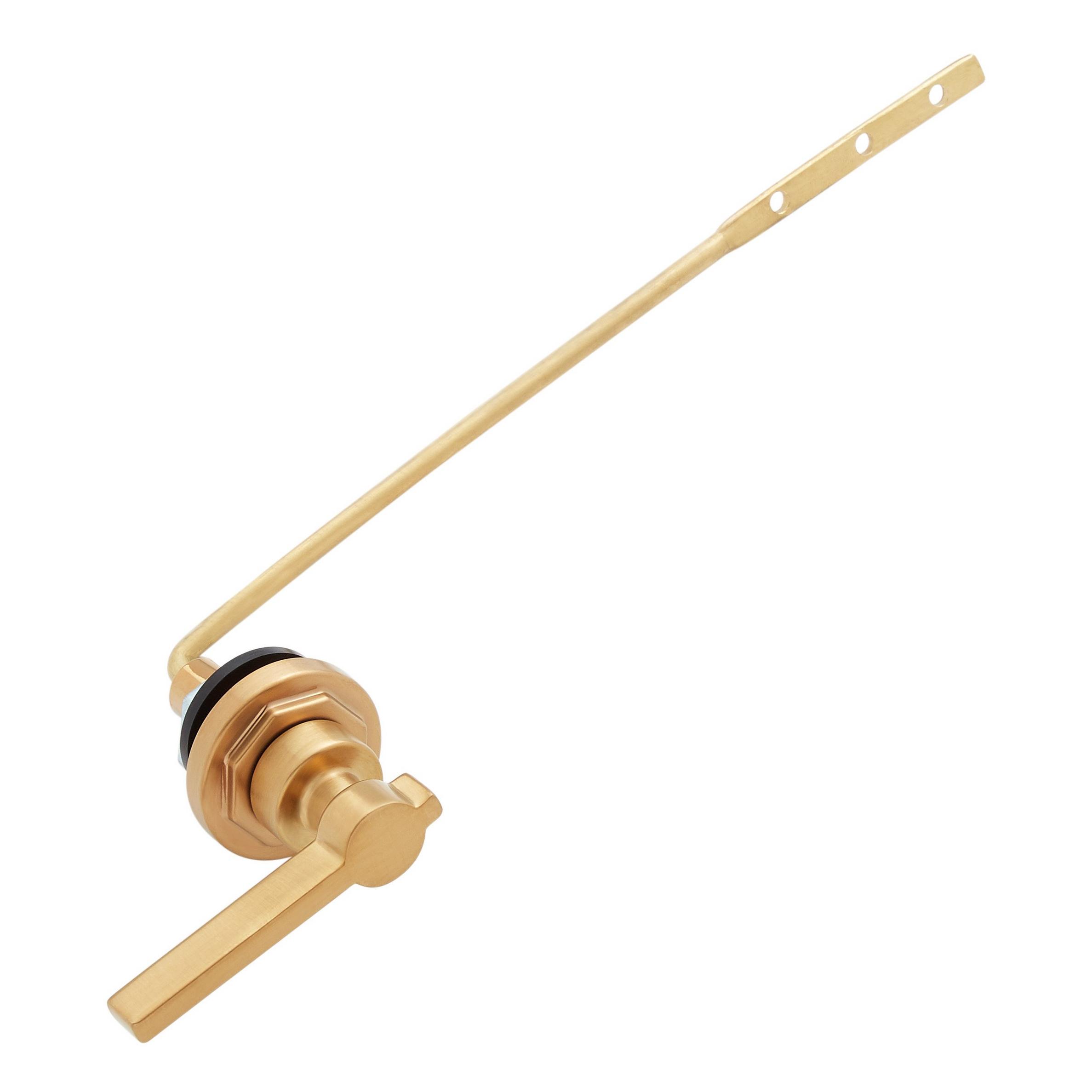 Greyfield Toilet Flush Handle - Brushed Gold | Signature Hardware