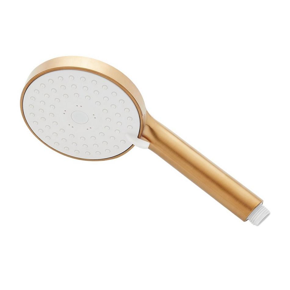 Round Paddle Multifunction Hand Shower - Brushed Gold | Signature Hardware