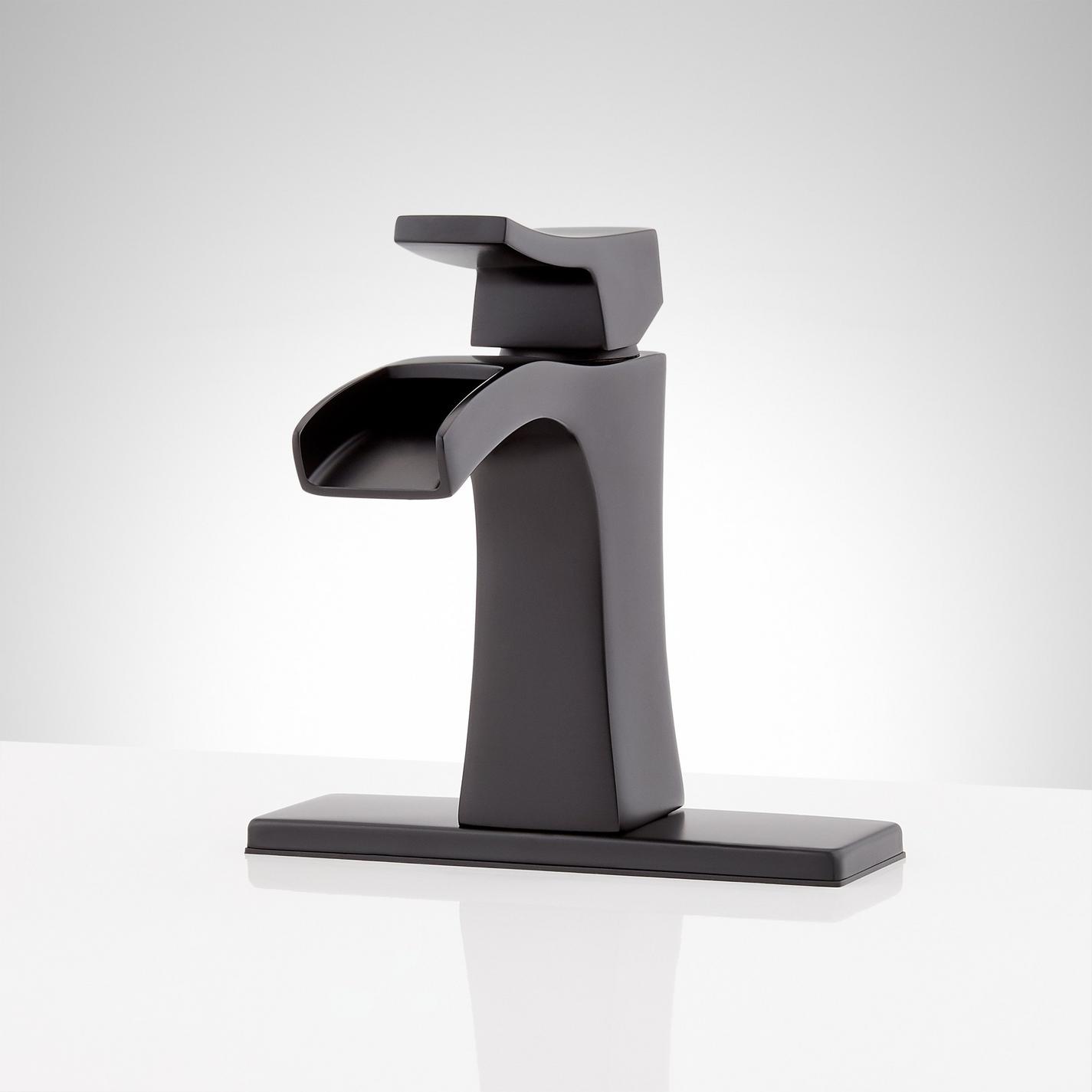 Vilamonte Single-Hole Waterfall Bathroom Faucet | Signature Hardware