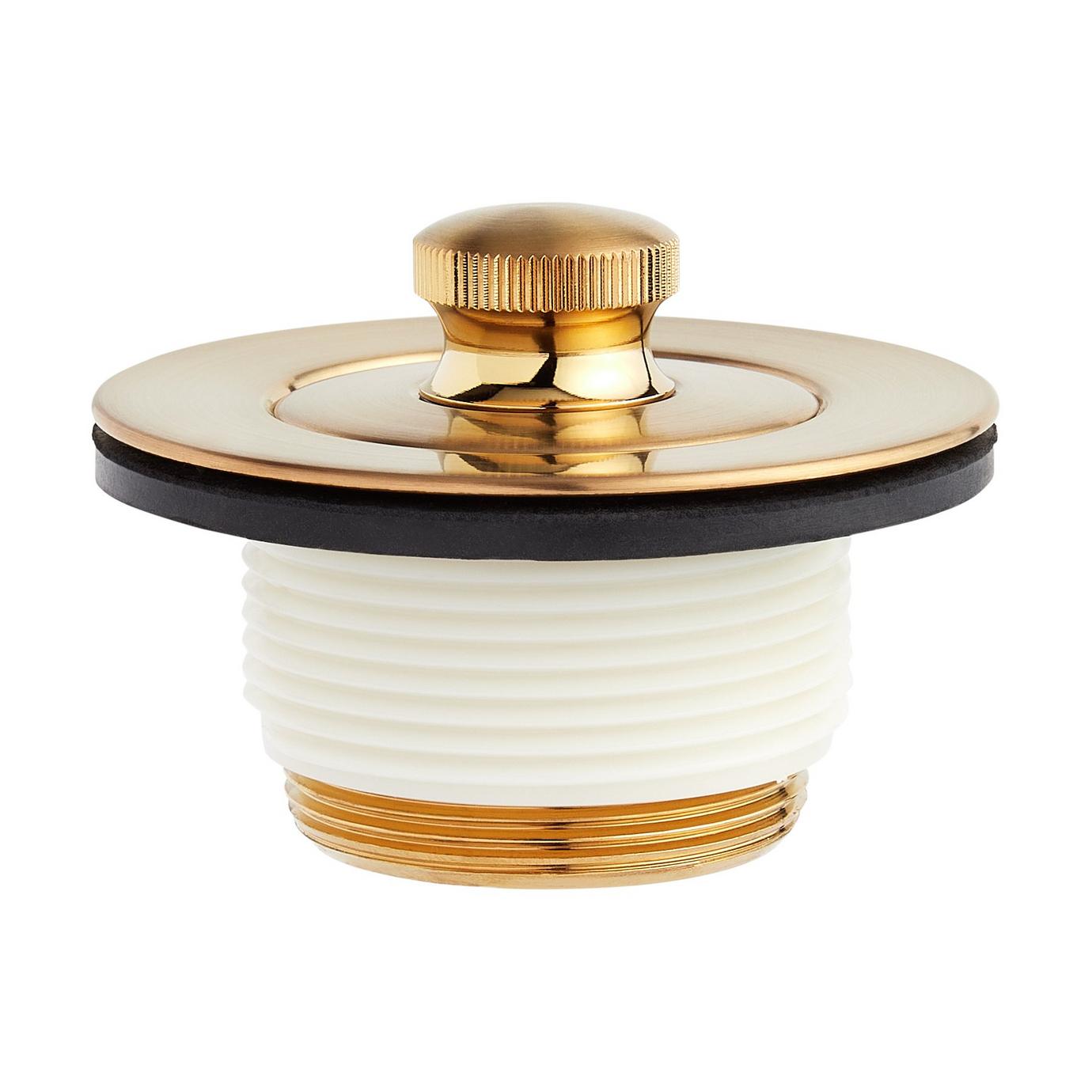 Overflow Cover Plate with Two Screws - Matte Black | Signature Hardware