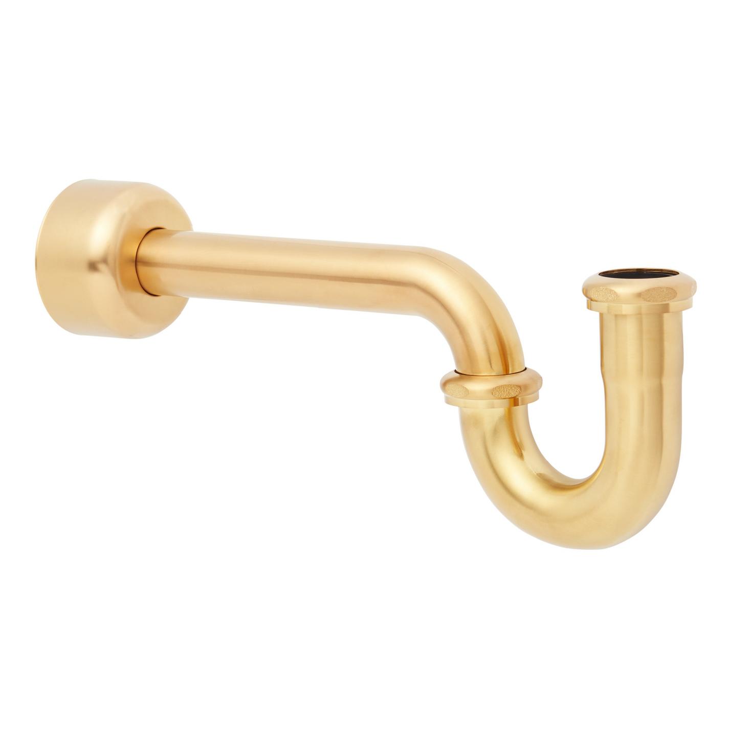 1-1/4" P-Trap with High Box Flange | Signature Hardware