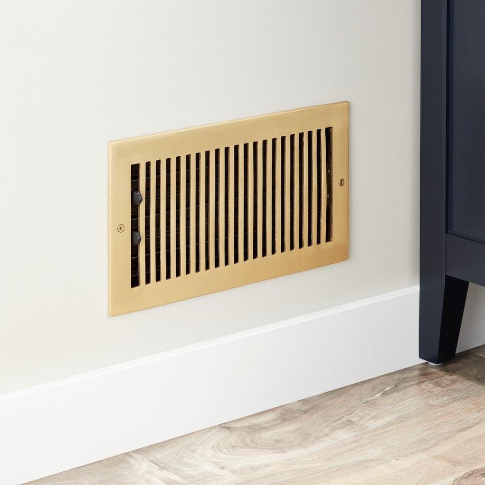Modern Brass Oversized Wall Register | Signature Hardware