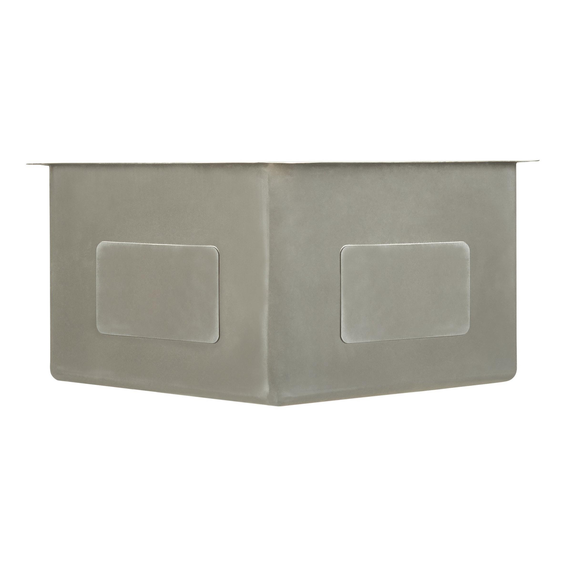 33" Infinite Corner Stainless Steel Undermount Sink | Signature Hardware