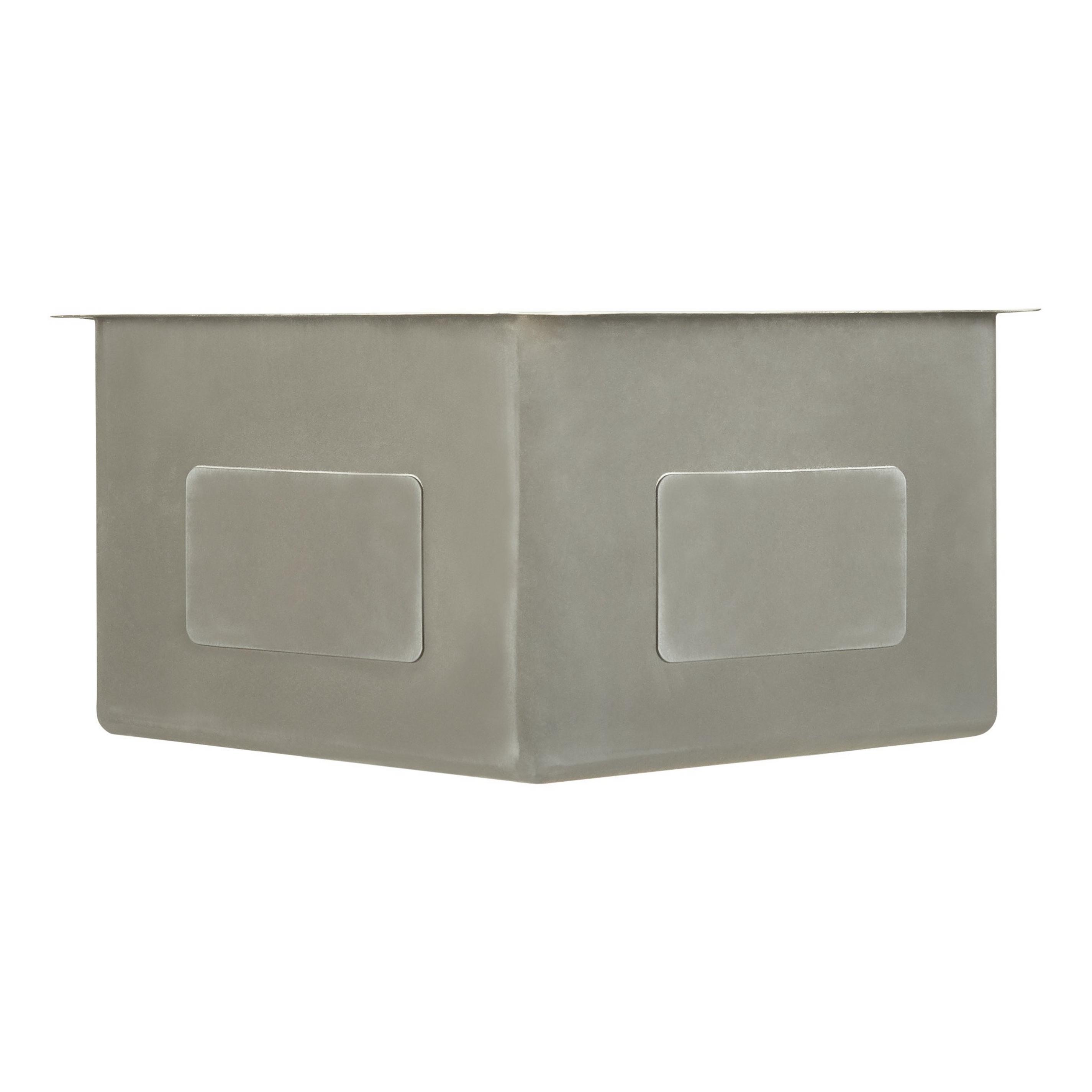 33" Infinite Corner Stainless Steel Undermount Sink | Signature Hardware
