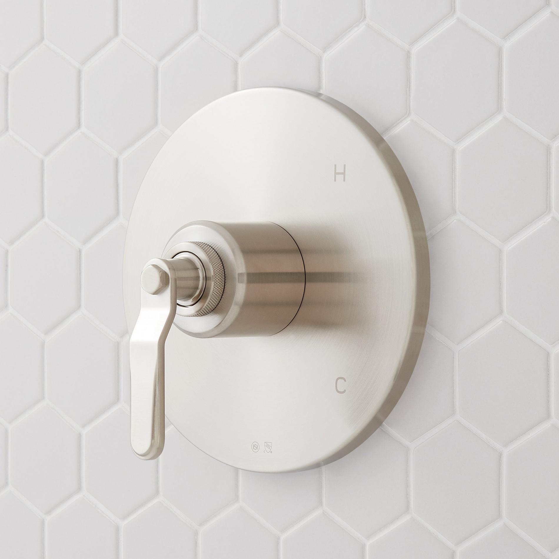 Gunther Pressure Balance Shower Set with Hand Shower and Wall Bracket ...