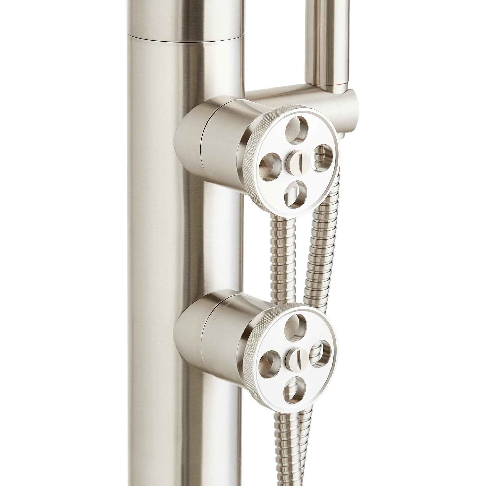 Kirwin Freestanding Outdoor Shower Panel With Hand Shower | Signature ...