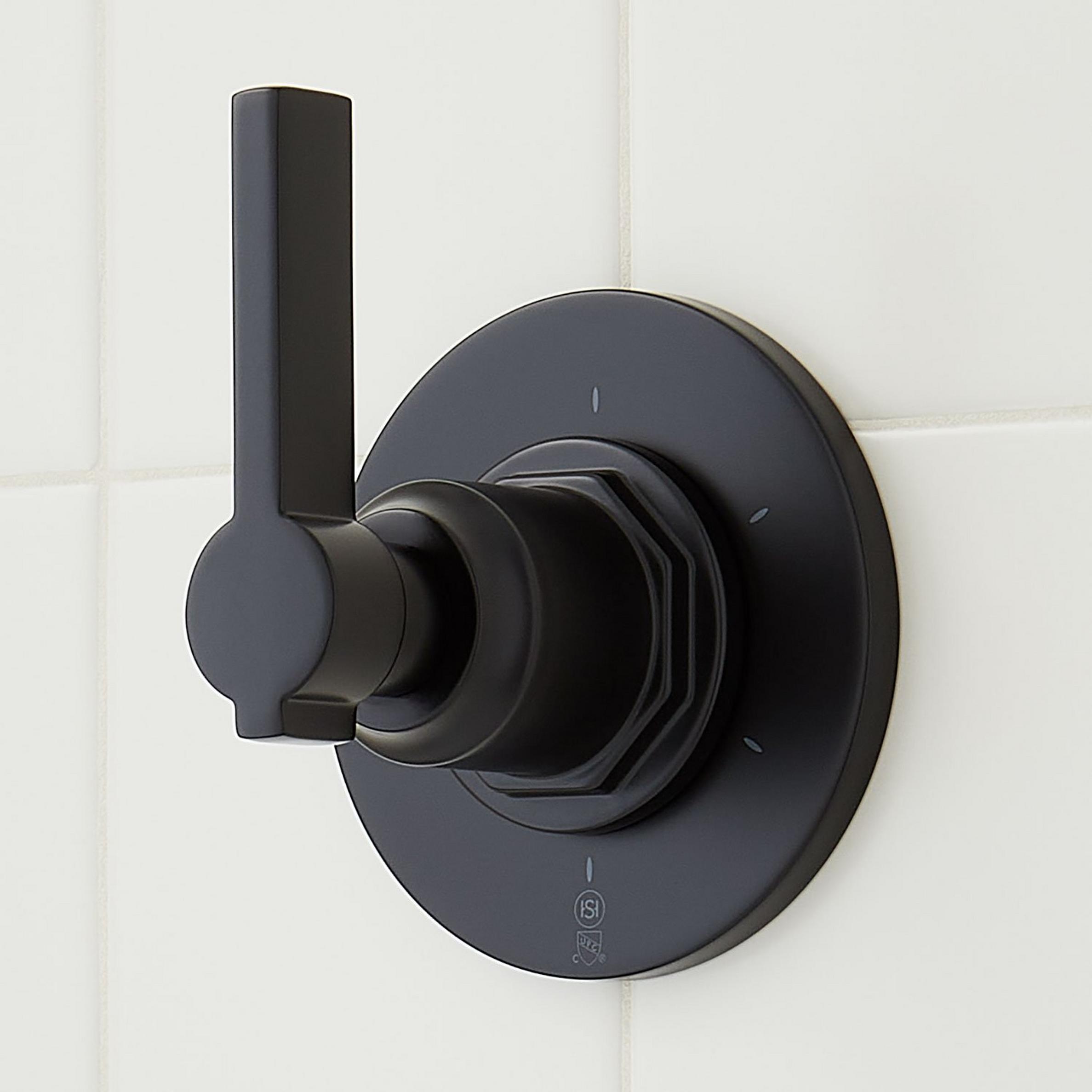 Greyfield In-Wall Shower Diverter with Valve - Matte Black | Signature ...