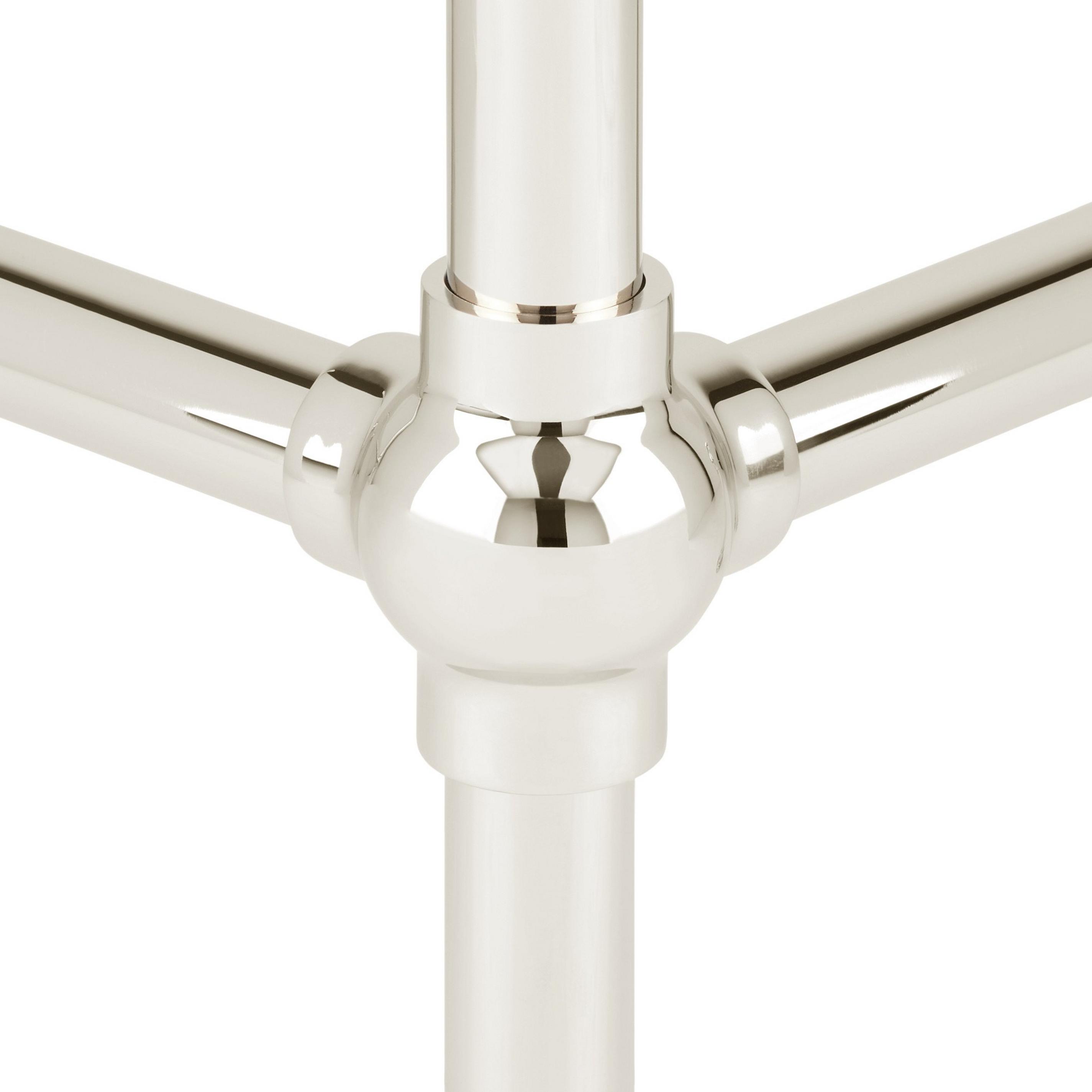 24" Cierra Console Sink with Brass Stand - Polished Nickel | Signature ...