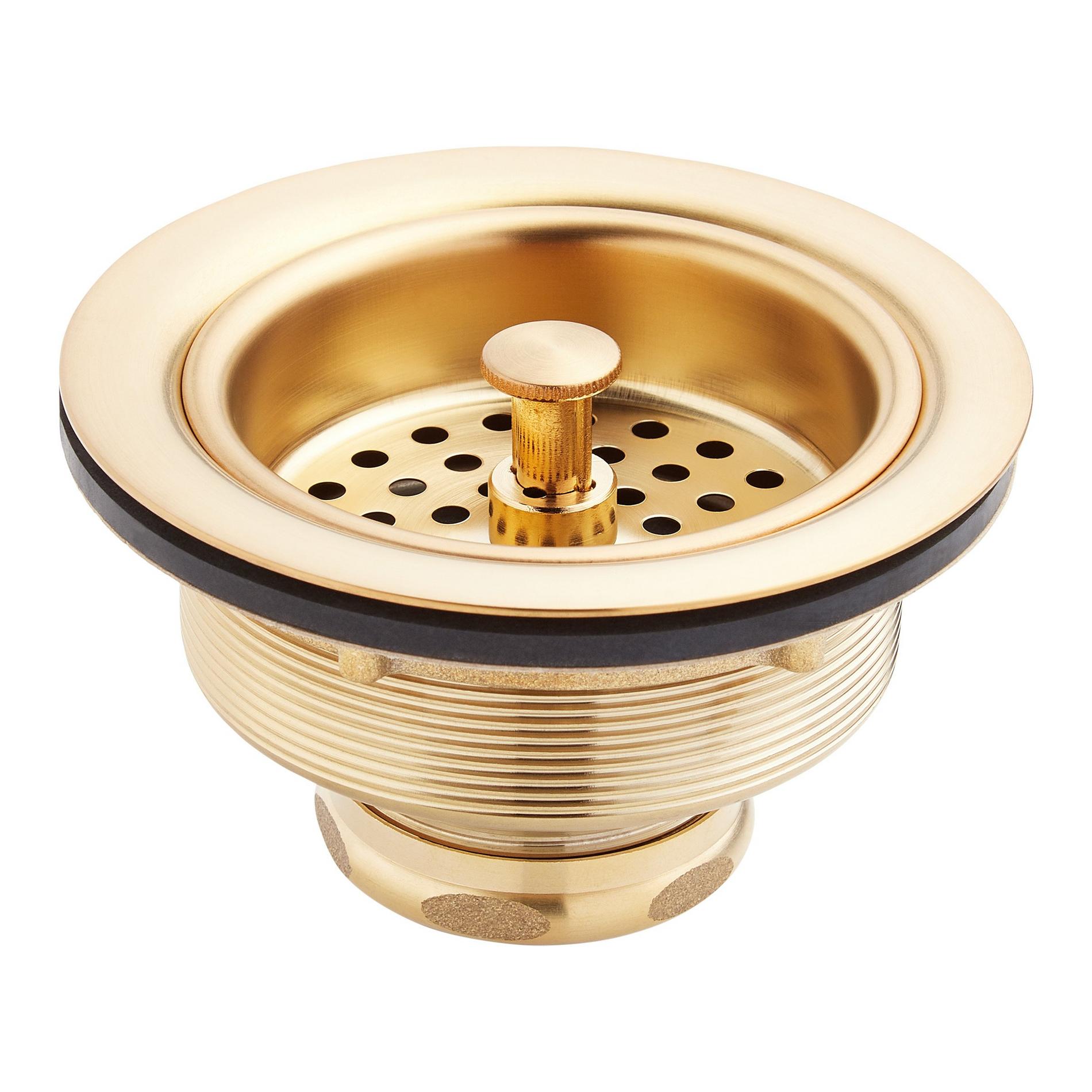 Strainer Basket with Lift Stopper - 3-1/2" | Signature Hardware
