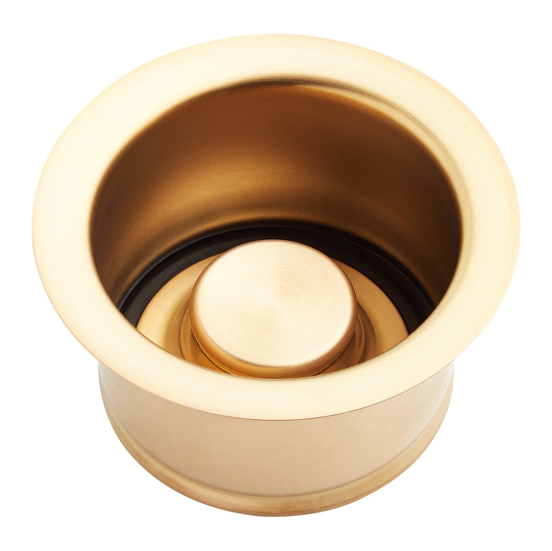 Set - Deep Disposer Flange with Stopper and Strainer Basket with Lift ...