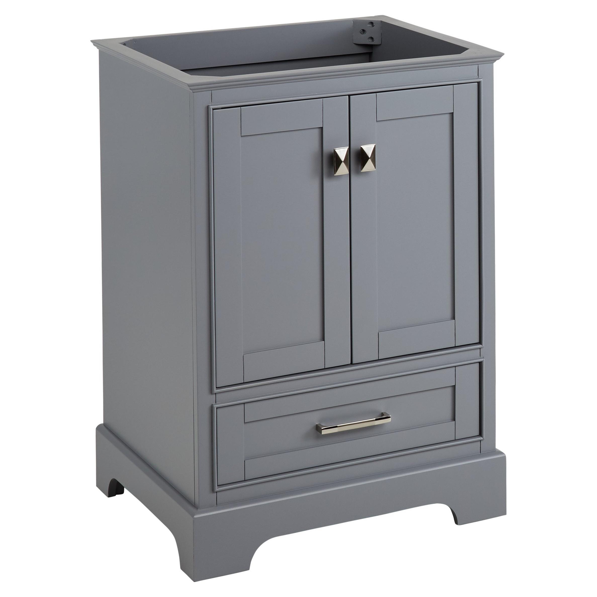 24" Quen Vanity With Undermount Sink - Gray | Signature Hardware