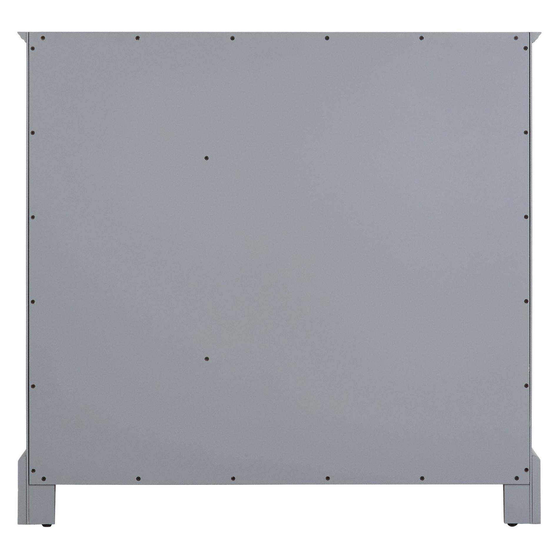 36" Quen Vanity - Gray - Vanity Cabinet Only | Signature Hardware