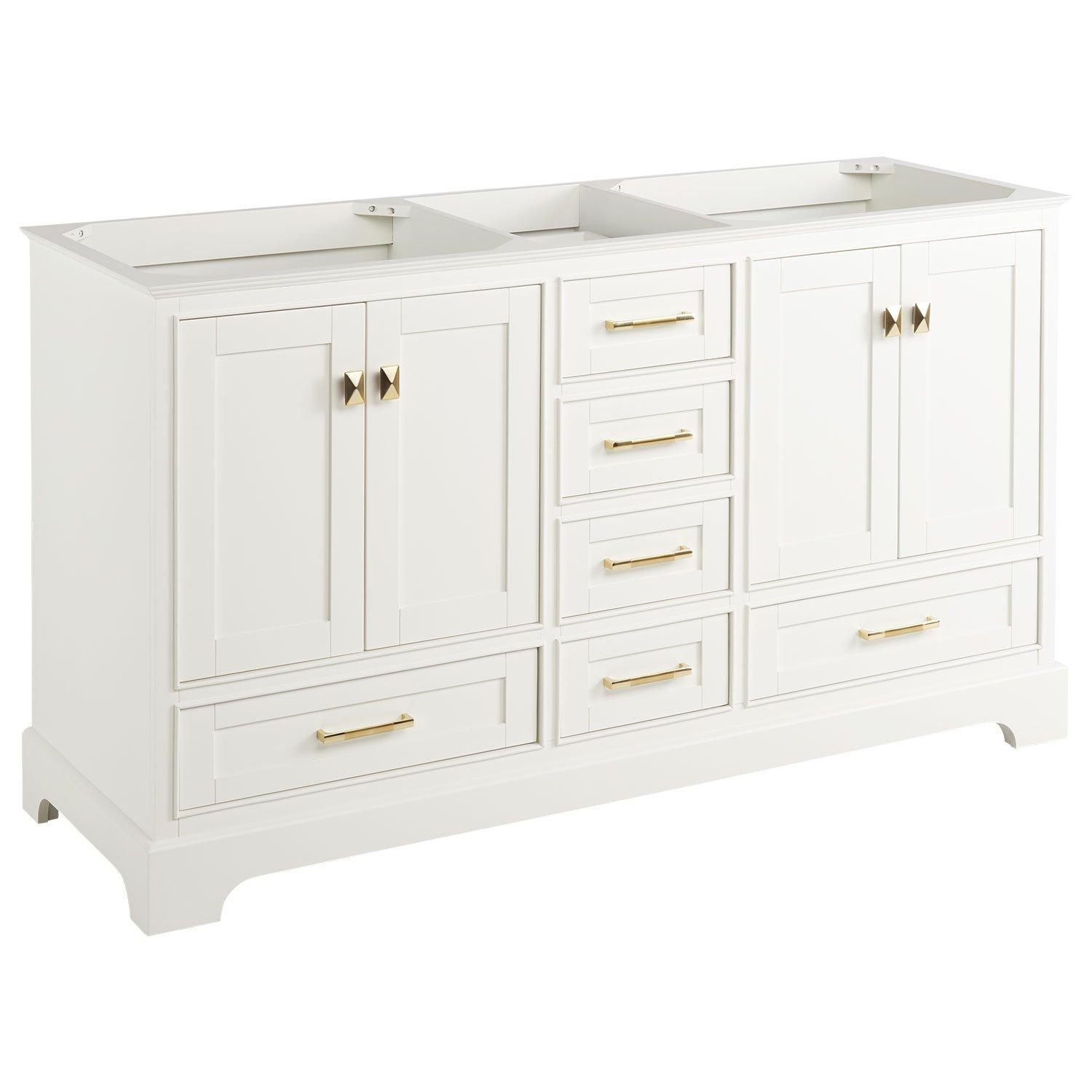 60 Quen Vanity Soft White Vanity Cabinet Only