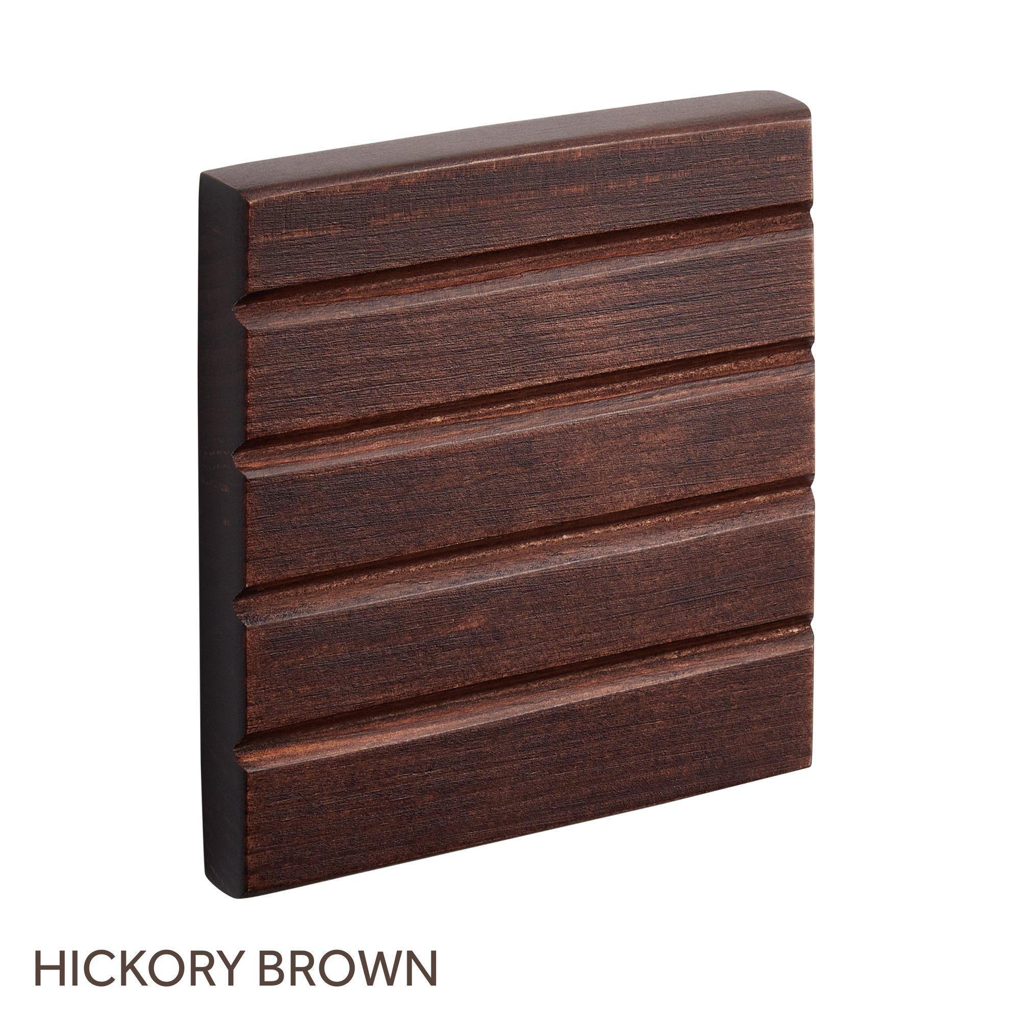 Wood Finish Sample - Hickory Brown | Signature Hardware