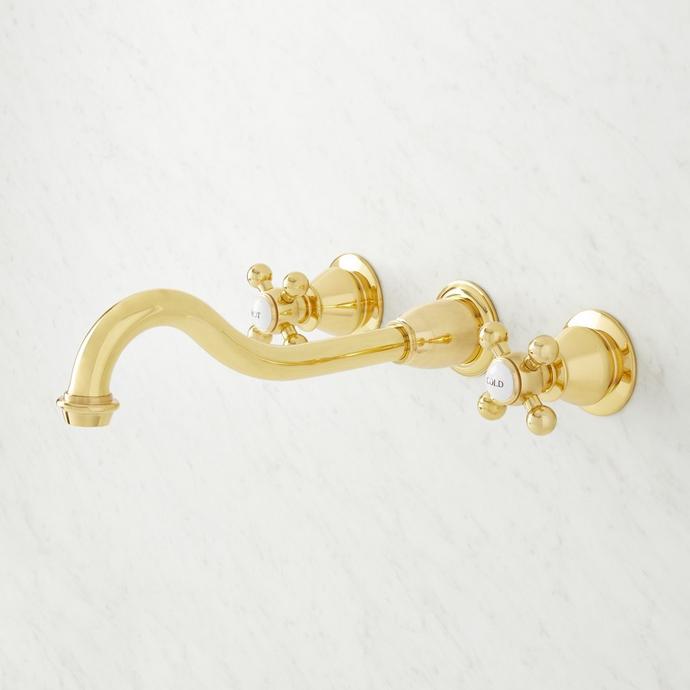 Wall-Mount Kitchen & Bathroom Faucets – Signature Hardware | Signature ...