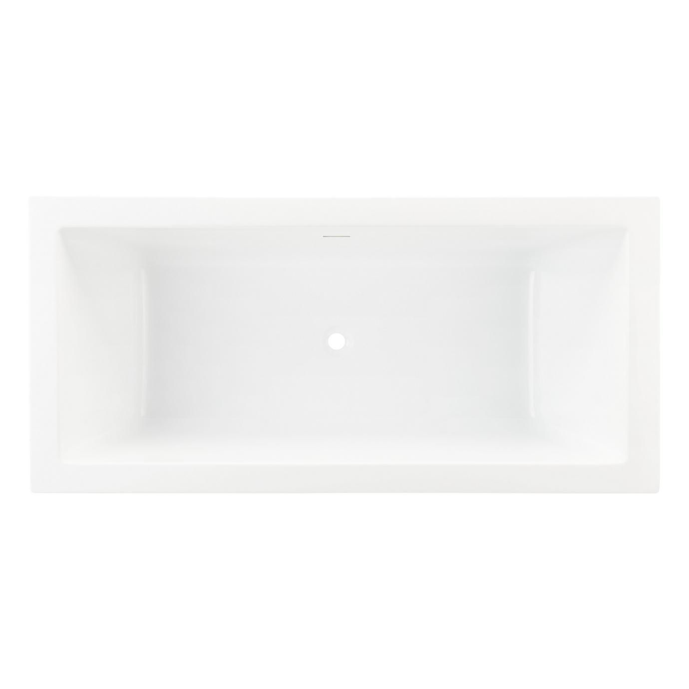 60" x 30" Sitka Acrylic Alcove Whirlpool Tub - Right Drain - White ...
